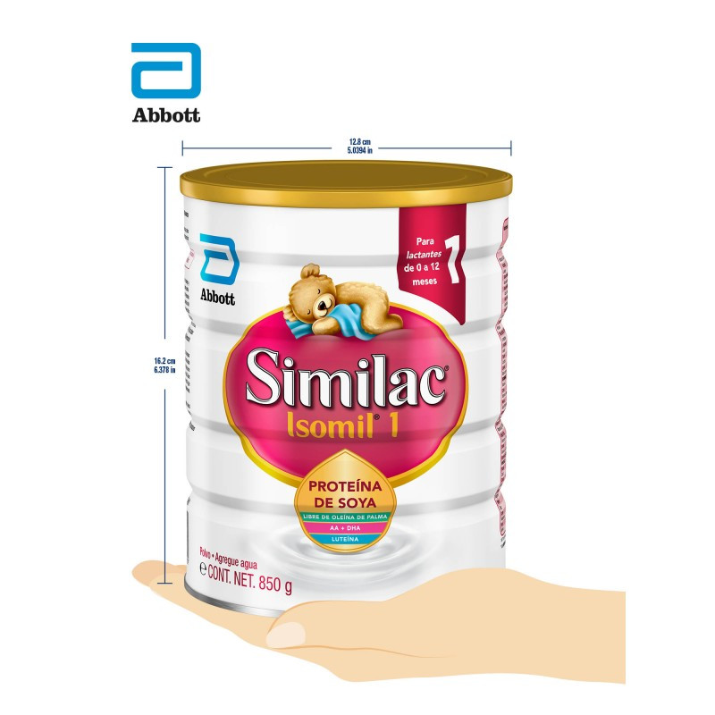 Comprar Similac Isomil 1 Polvo Lata Con 850g en Abbott Tienda México.