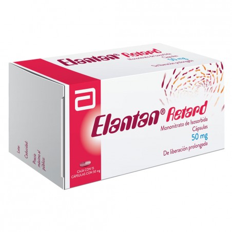 Elantan Retard 50 mg | 15 Cápsulas | Abbott México