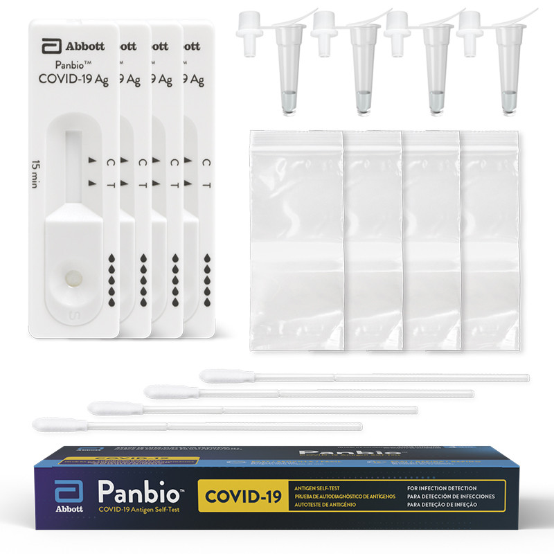 Panbio™ COVID-19 Antigen Self-Test (kit de 4 pruebas)