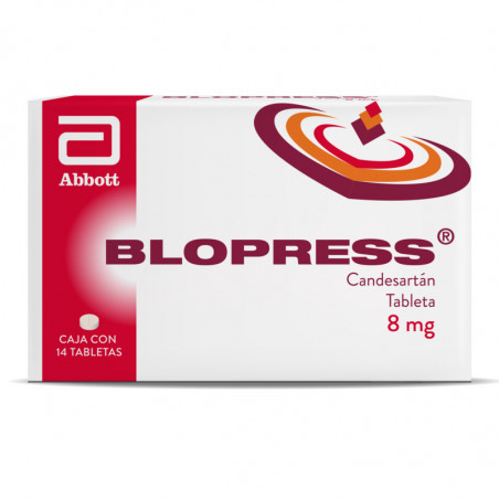 BLOPRESS® 8 mg C/14 TABS