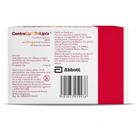 CONTROLIP®-TRILIPIX® 135 mg C/30 CAPS