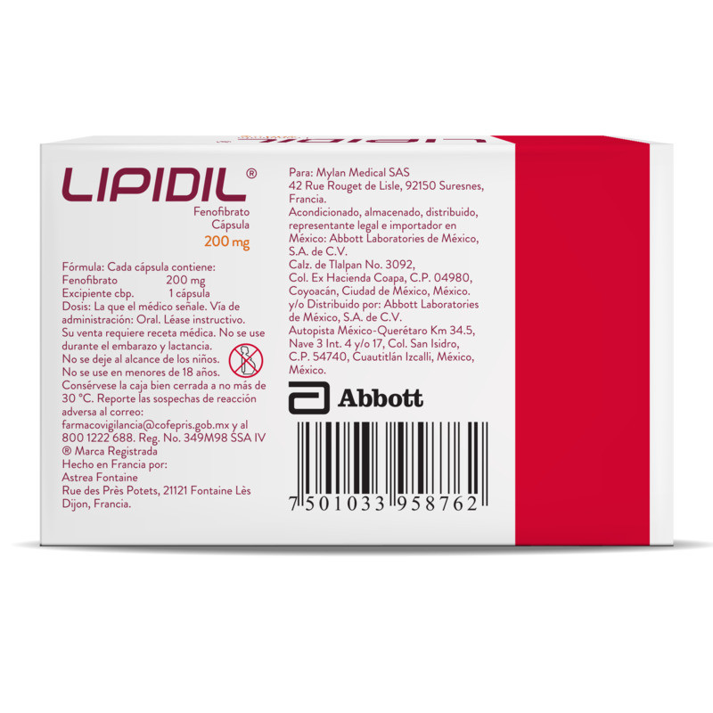 LIPIDIL® 200 mg C/28 CAPS