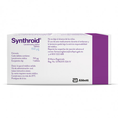 SYNTHROID® 150 mcg C/30 TABS