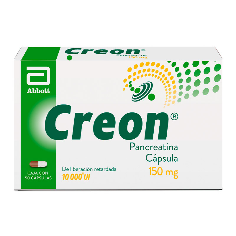 CREON® 10,000 UI 150 mg C/50 CAPS