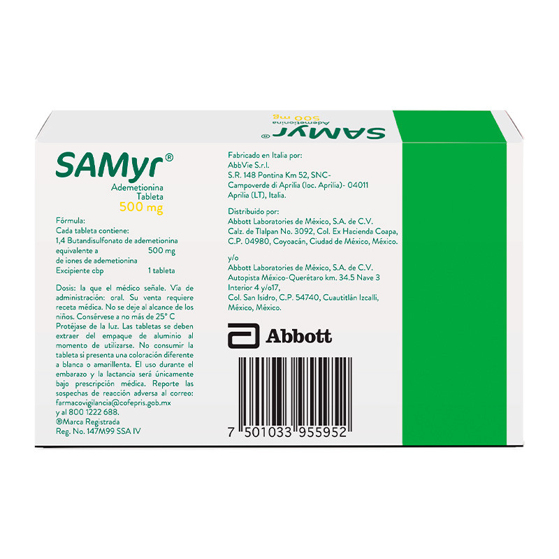 SAMYR® 500 mg C/20 TABS