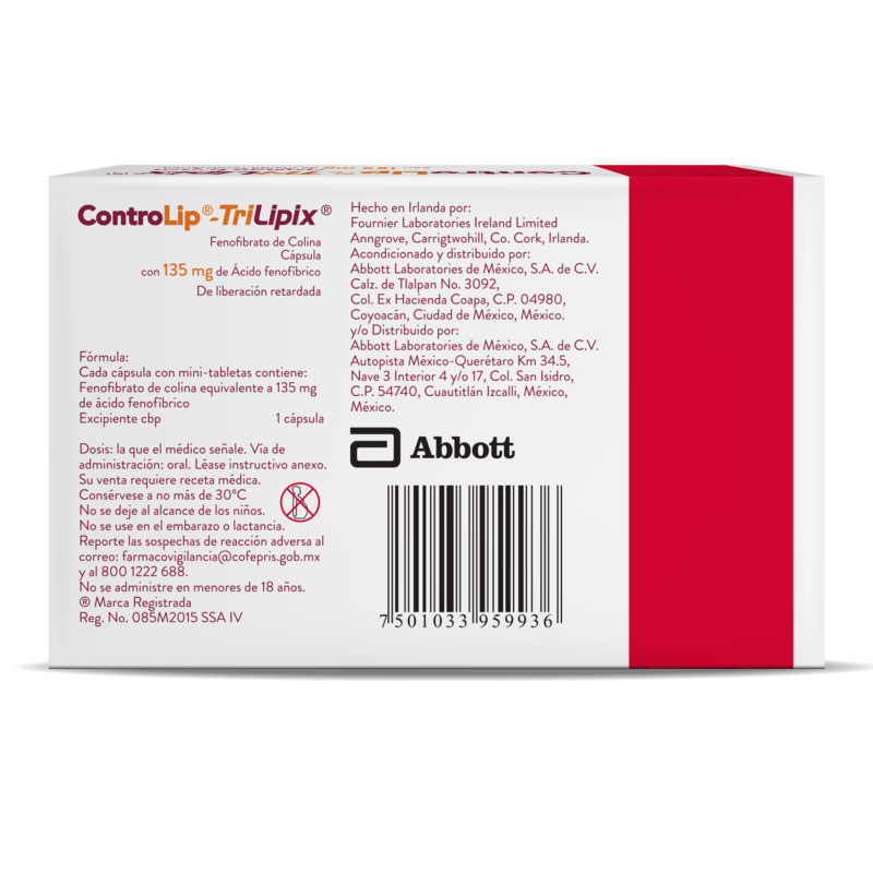 CONTROLIP®-TRILIPIX® 135 mg C/30 CAPS-OLD